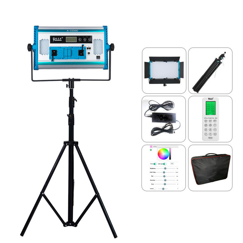 HSI Mode RGB LED Studio Lights 180 Watt Led Panel Film Light CRI 93 ...