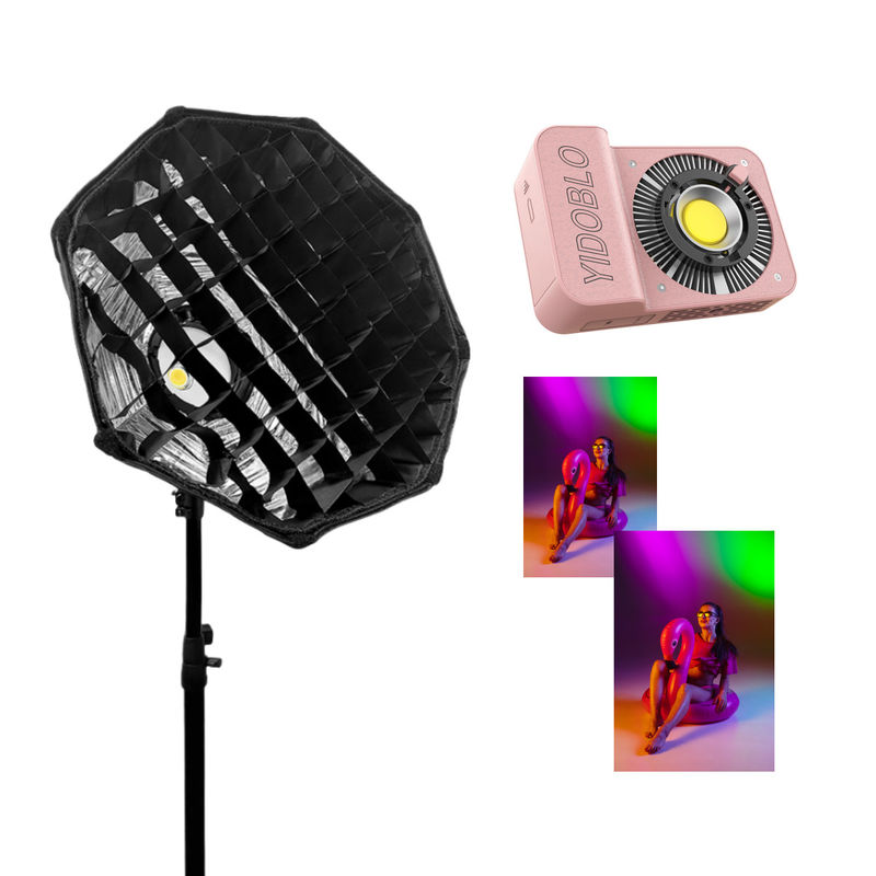2700-7500K cob led video light 60W Handheld Studio video camera 12 ...