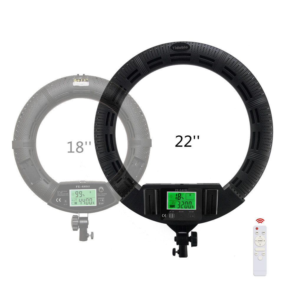 55cm 22 inch live streaming ring light for influencer Remote Control ...